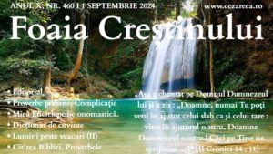 Foaia Creştinului Nr. 460 I D. 1 Septembrie 2024